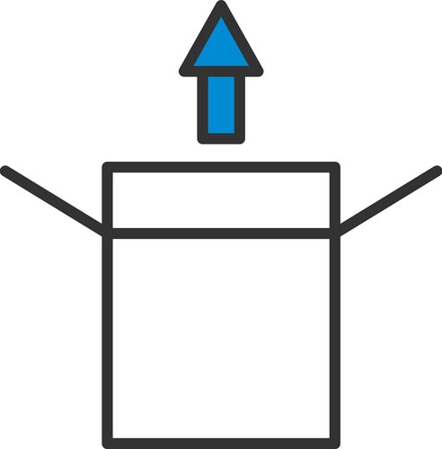 Product release icon Royalty Free Vector Image
