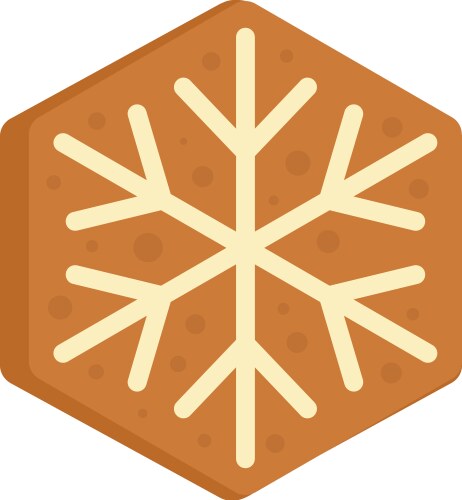 Gingerbread man icon cartoon style Royalty Free Vector Image