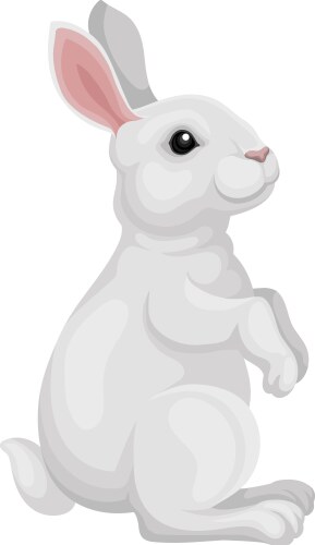 Rabbit sketch artistic graphic image a rabbi Vector Image