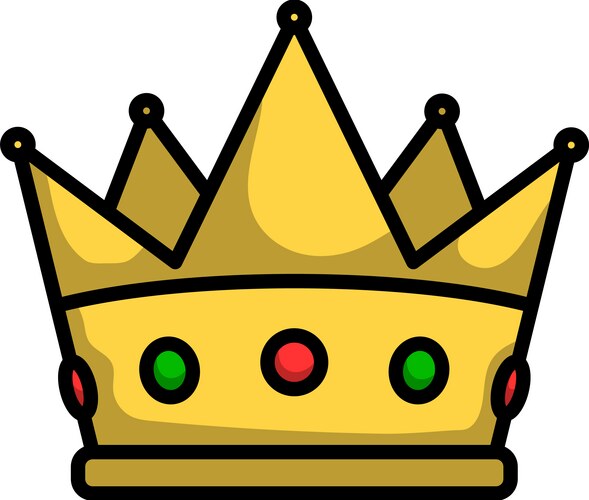 Party crown icon Royalty Free Vector Image - VectorStock