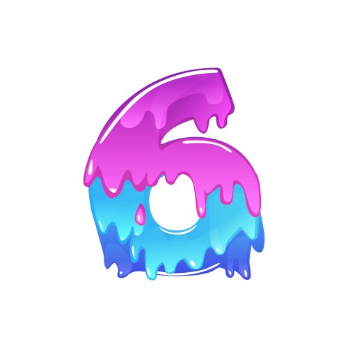 Number 6 Cartoon Vector Images (over 3,000)