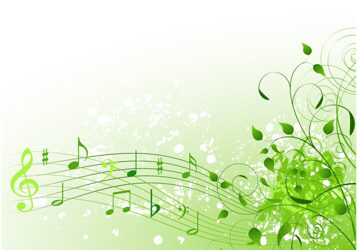 Spring in green Royalty Free Vector Image - VectorStock