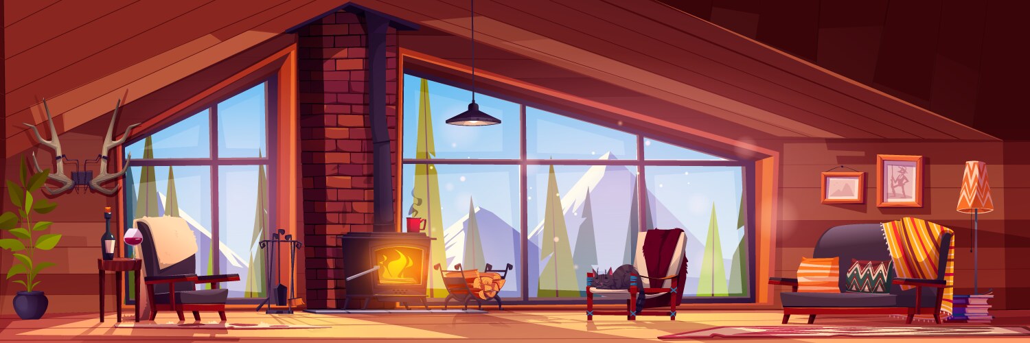Mountain Cabin Vector Images (over 6,100)