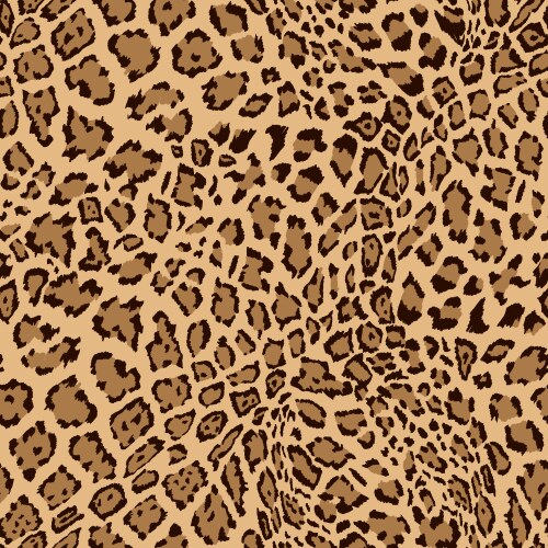 Seamless classic leopard texture pattern Vector Image