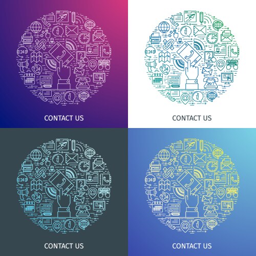 Contact Us Vector Images (over 20,000)