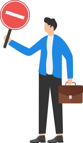 Man Stop Sign Vector Images (over 13,000)