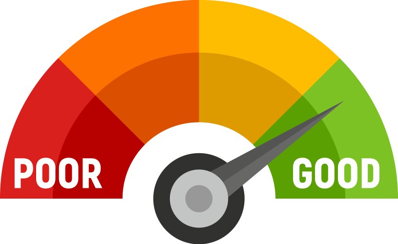 Flat emotion pain scale from poor to good Vector Image