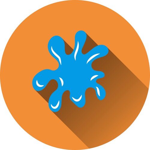 Paint blot icon Royalty Free Vector Image - VectorStock
