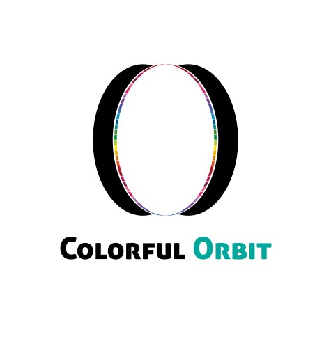Colorful circle logo template abstract Royalty Free Vector