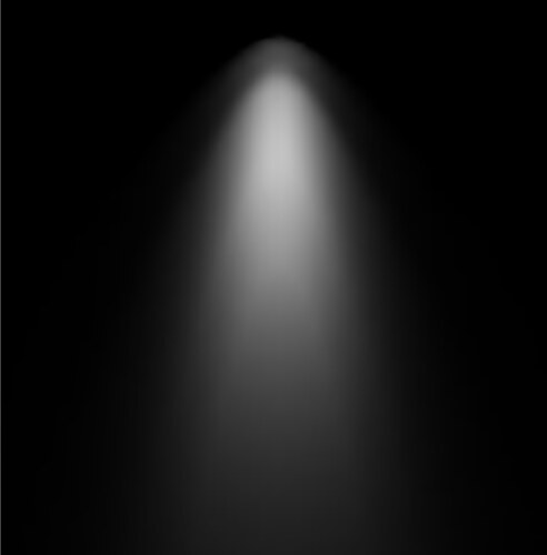 Light beam from projector Royalty Free Vector Image