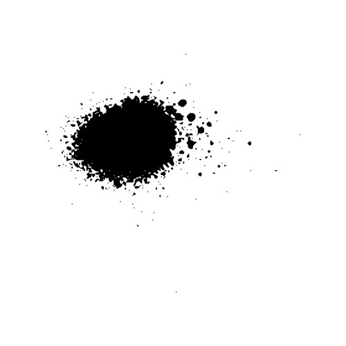 Spray paint dot splatter painted drip grunge art Vector Image