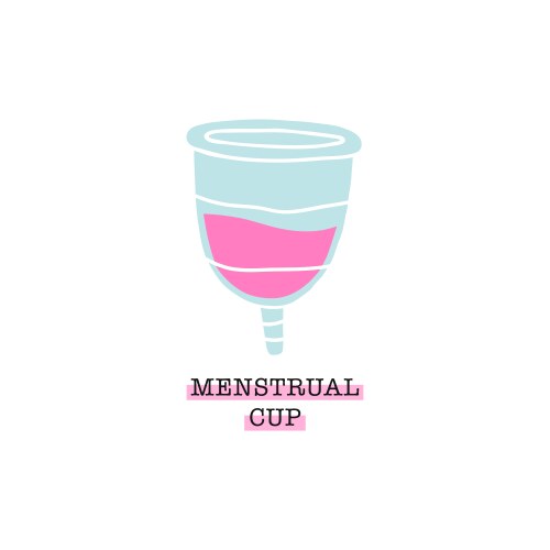 Menstrual cup Royalty Free Vector Image - VectorStock