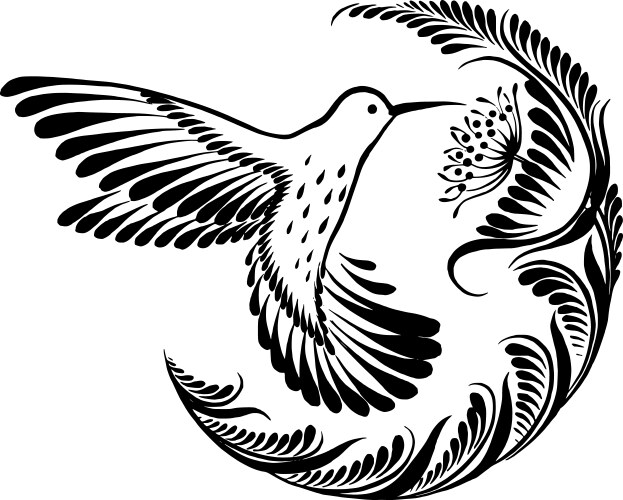 Tribal Colibri Vector Images (54)