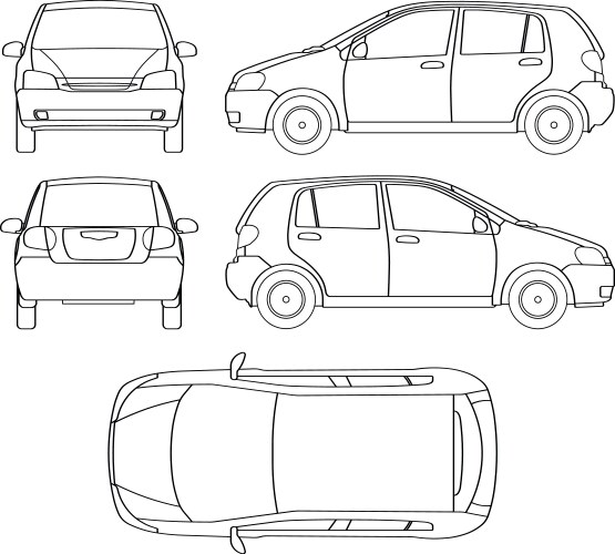 Car Outline Drawing Vector Images (over 18,000)
