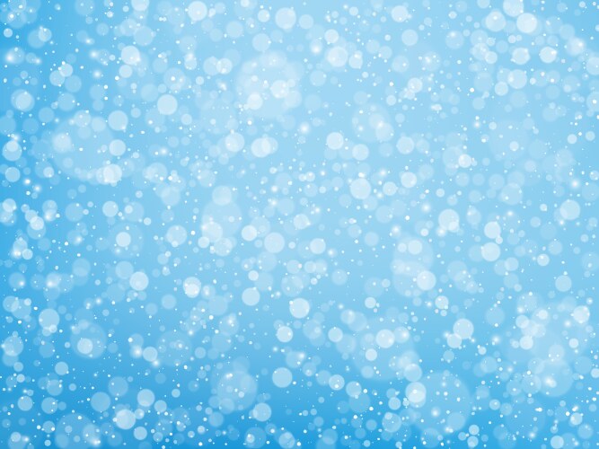 Falling snow frame corner pattern background Vector Image