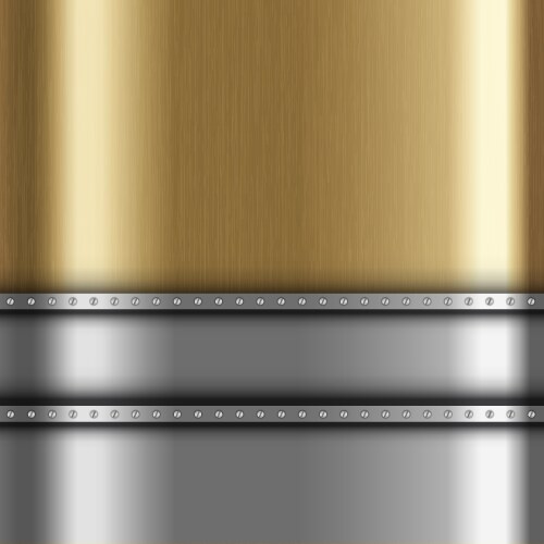 Metal textured background with rivets Royalty Free Vector