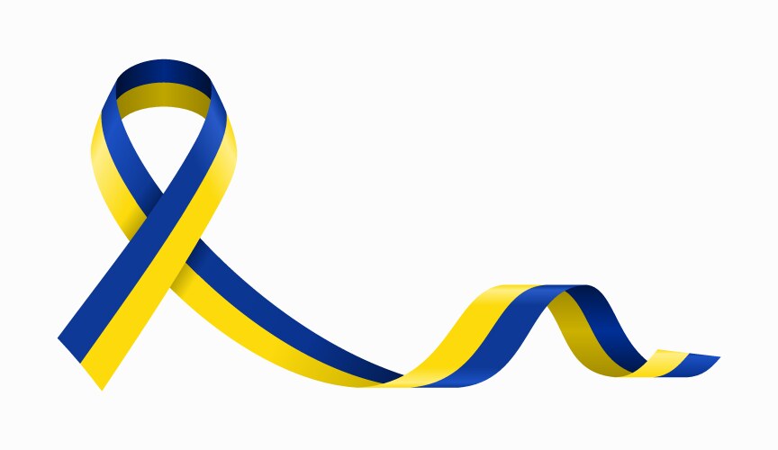 Ukrainian Flag Ribbon Vector Images (over 990)