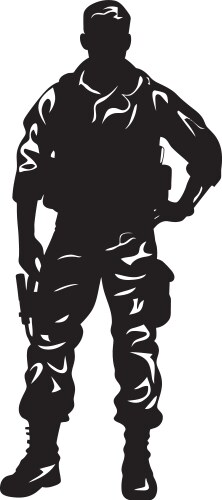 Stealth enforcer insignia iconic design featuring Vector Image