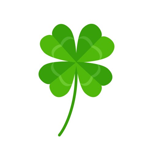 Four leaf clover icon Royalty Free Vector Image