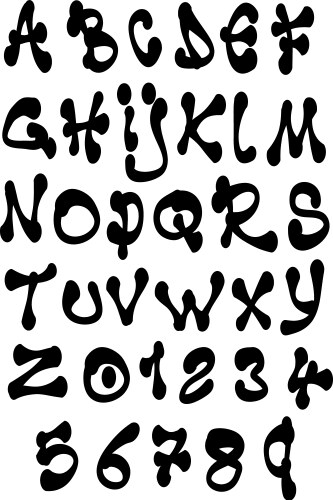 Fat Numbers Vector Images (over 2,000)