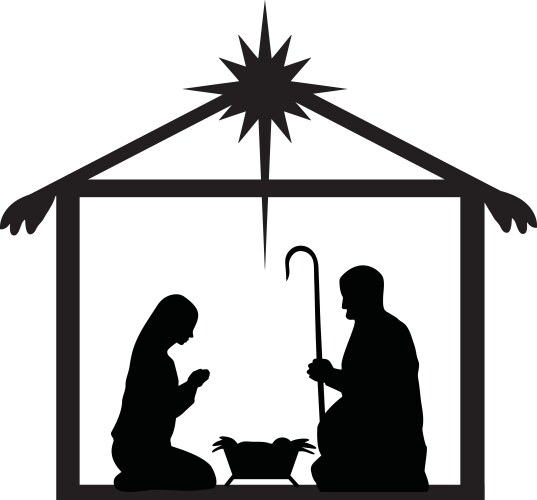 Christmas nativity scene 9 Royalty Free Vector Image