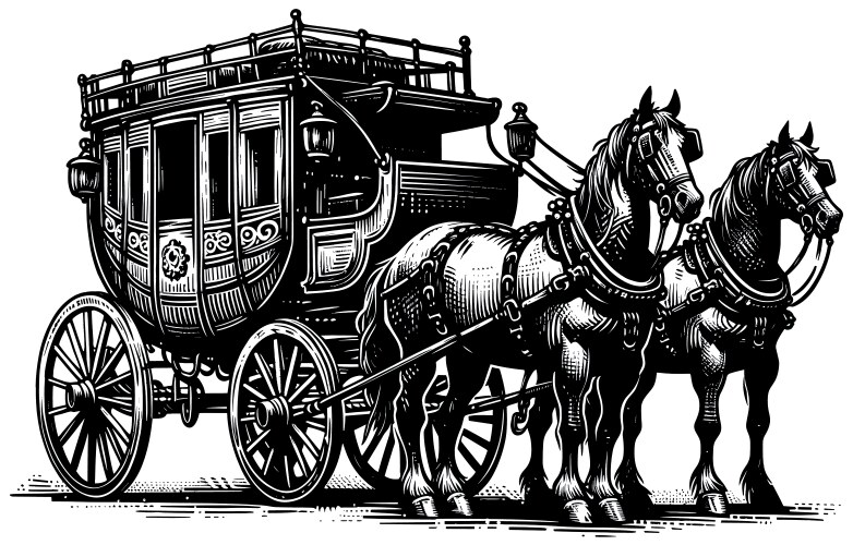 Stagecoach Vector Images (over 950)