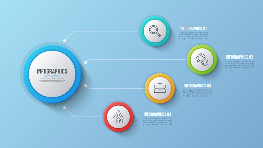 Earth structure infographic educational scheme Vector Image