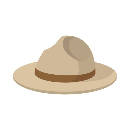 Isolated farmer hat Royalty Free Vector Image - VectorStock