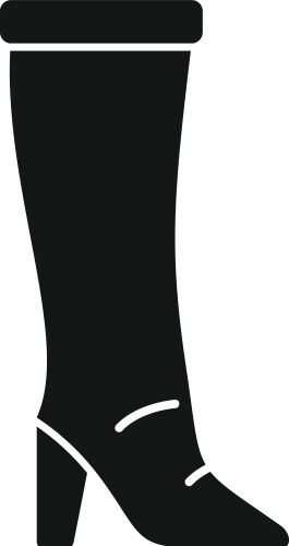 High heel boots icon representing fashionable Vector Image