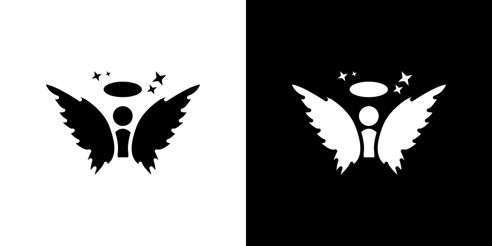 Angel Simple Outline Vector Images (over 1,600)