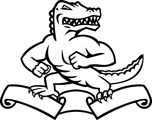 Alligator Royalty Free Vector Image - VectorStock