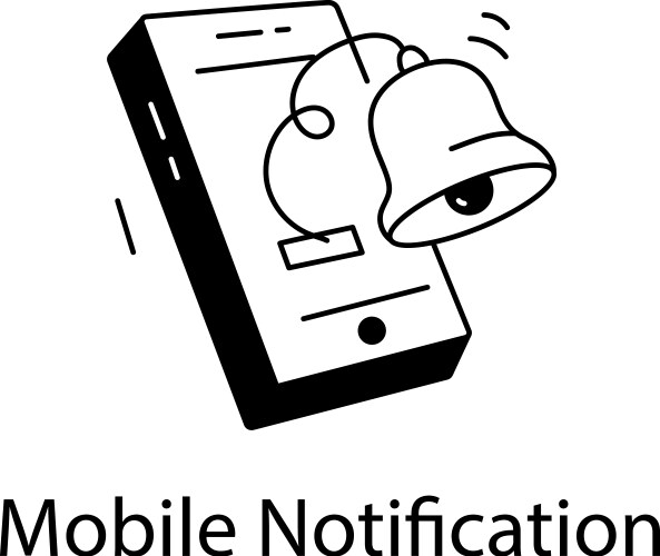 Social notification Royalty Free Vector Image - VectorStock