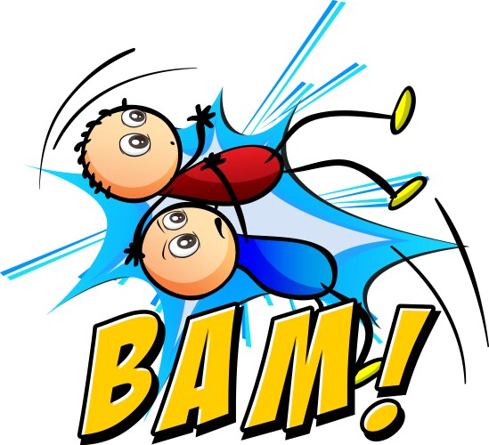 Comic book bam Royalty Free Vector Image - VectorStock