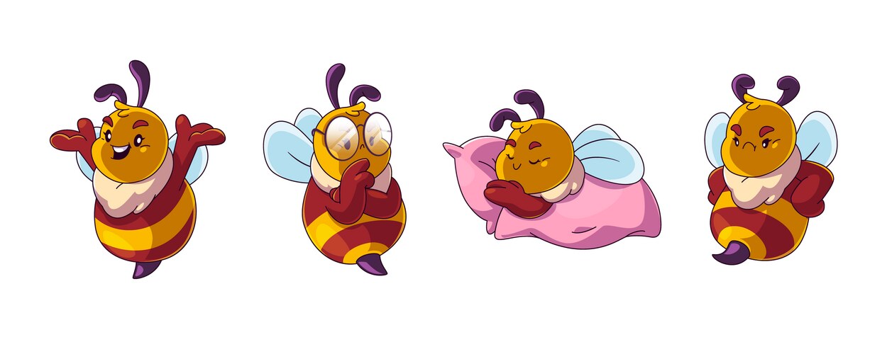 Baby Bee Vector Images (over 5,200)