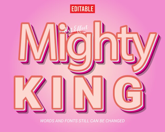 Cash typography text effect alphabet poster design