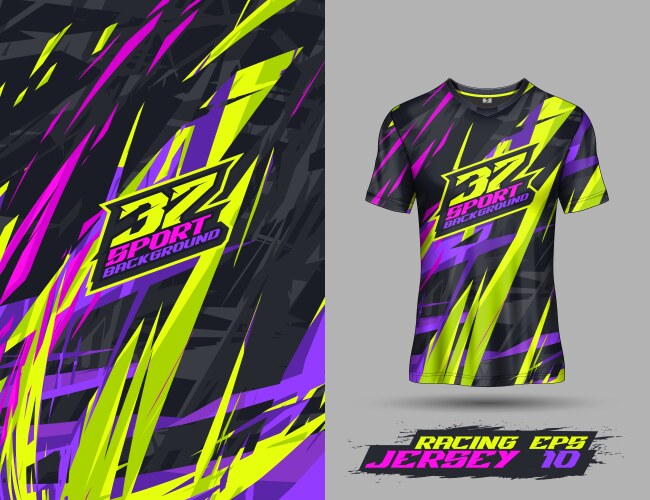 Tshirt sports texture background for soccer Vector Image