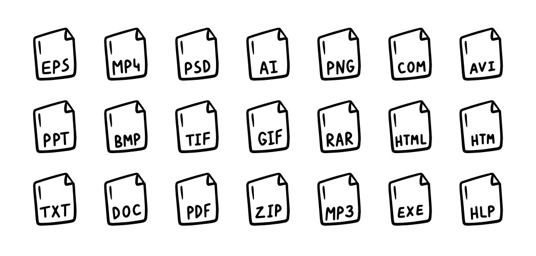 Doodle Outline Vector Images (over 460,000)