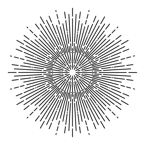 Circle of sun rays Royalty Free Vector Image - VectorStock