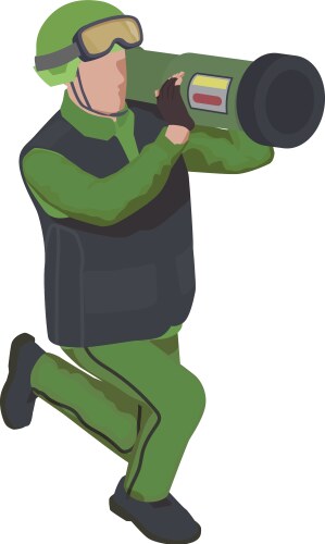 Chibi soldier Royalty Free Vector Image - VectorStock