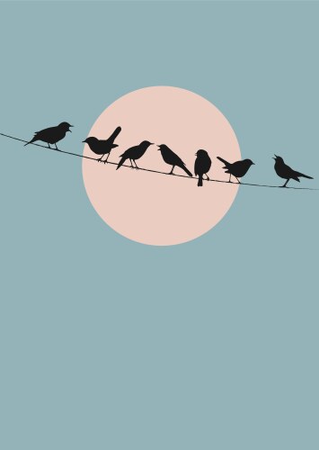 Birds on a Wire Vector Images (over 1,900)