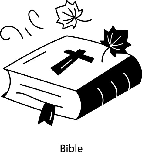 Bible Black and White Drawing Vector Images (over 4,200)