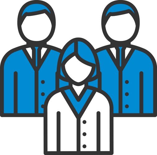 Corporate team icon Royalty Free Vector Image - VectorStock