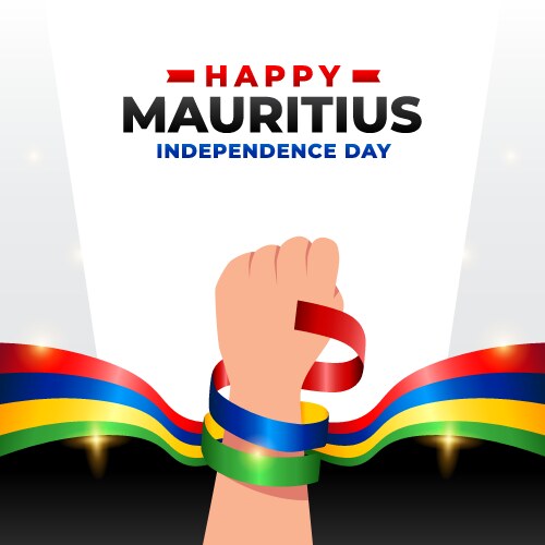 Happy Independence Day Mauritius Vector Images (58)