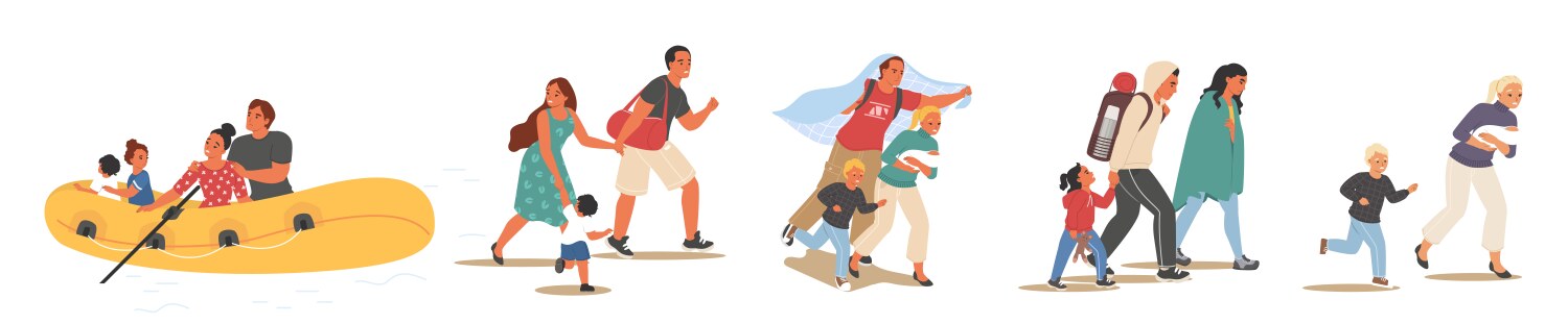 Historical people concept Royalty Free Vector Image