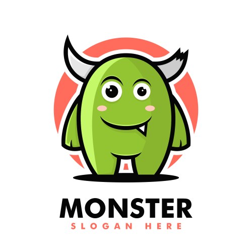Unhealthy monster Royalty Free Vector Image - VectorStock