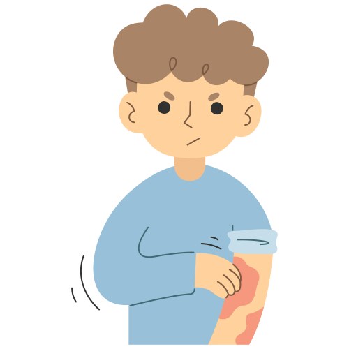 Rash 8 Royalty Free Vector Image - VectorStock