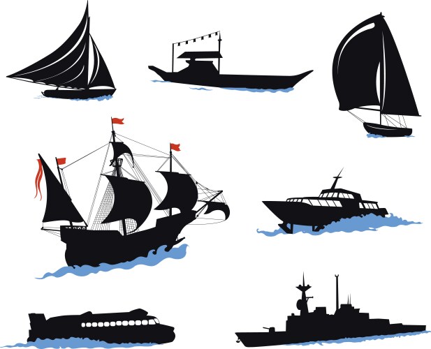 Ghost ships eerie silhouette shrouded in mystery Vector Image