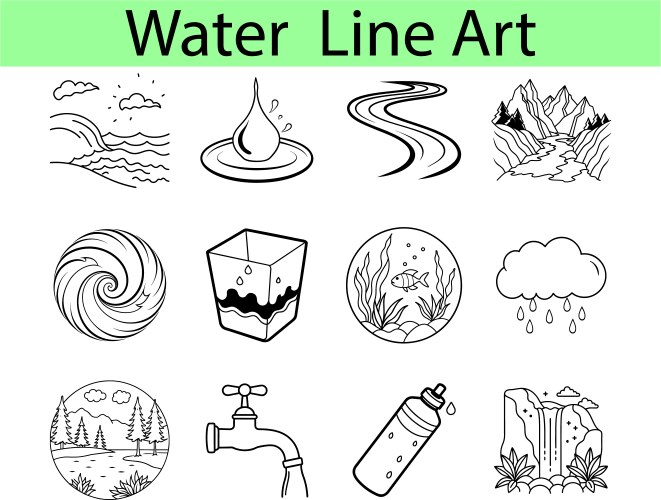 Drawings Water Waves Vector Images (over 31,000)