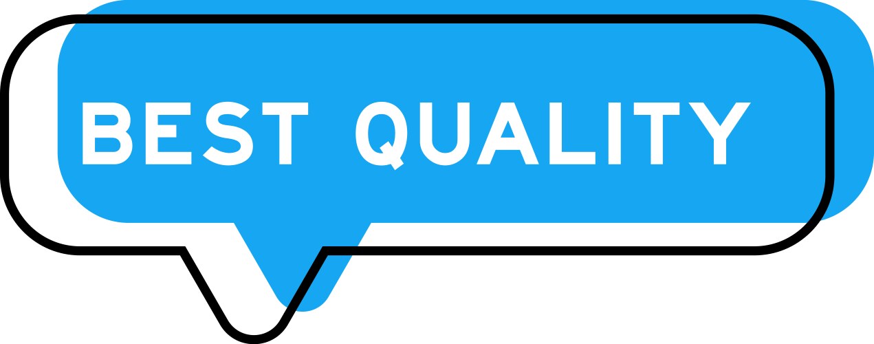 Speech banner and blue shade with word success Vector Image