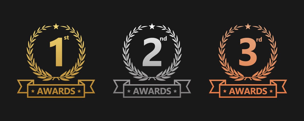 Best award logo Vector Images & Graphics for Commercial Use | VectorStock
